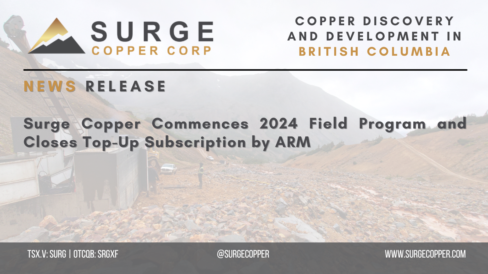 Surge Copper Corp. | Surge Copper Commences 2024 Field Program and ...